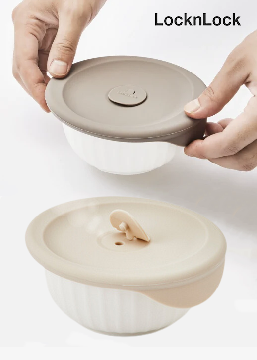 [Lock & Lock] Ceramic Rice Containers - For Microwaving (3 Sizes ...