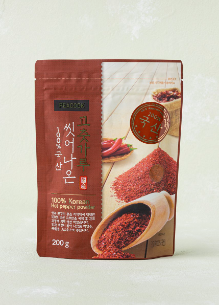 [Peacock] 100% Korea Grown Gochugaru – Gochujar